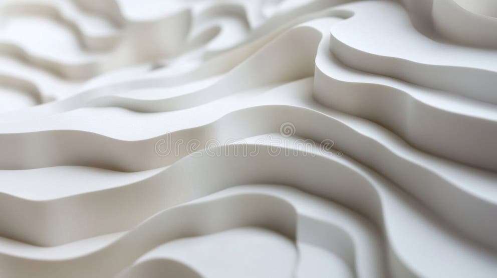 Abstract White Wave Texture Background Stock Illustration ...