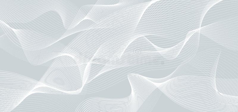 Abstract White Wave or Wavy Line Background and Texture Stock Vector ...