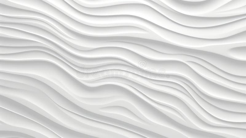 Abstract White Waves on a White Background Stock Illustration ...