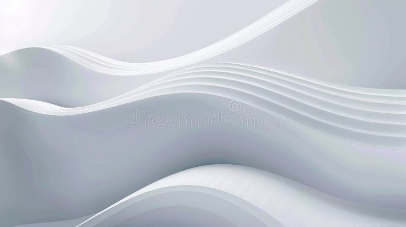 Abstract White Waves stock illustration. Illustration of form - 324537480