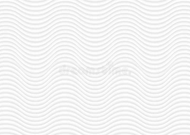 Abstract White Waves and Lines Vector Pattern Stock Vector ...