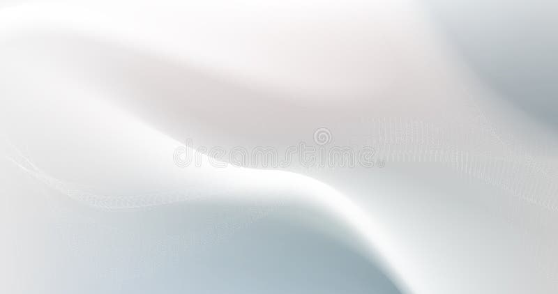 Abstract White Wavy Smooth and Clean Background. Futuristic Technology ...