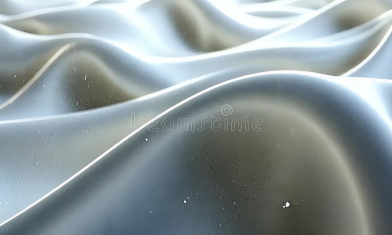 Abstract White Wavy Surface with Subtle Light and Particles Stock ...