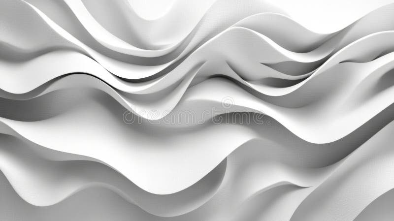 Abstract White Wavy Texture Background Stock Illustration ...
