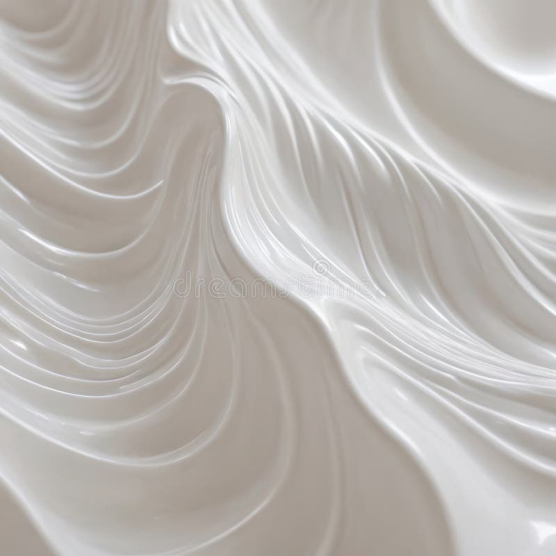 Abstract White Wavy Texture Background Minimalistic Design Stock ...