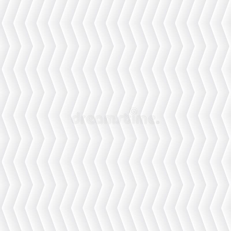 Abstract White Zigzag Seamless Vector Pattern. Stock Vector ...