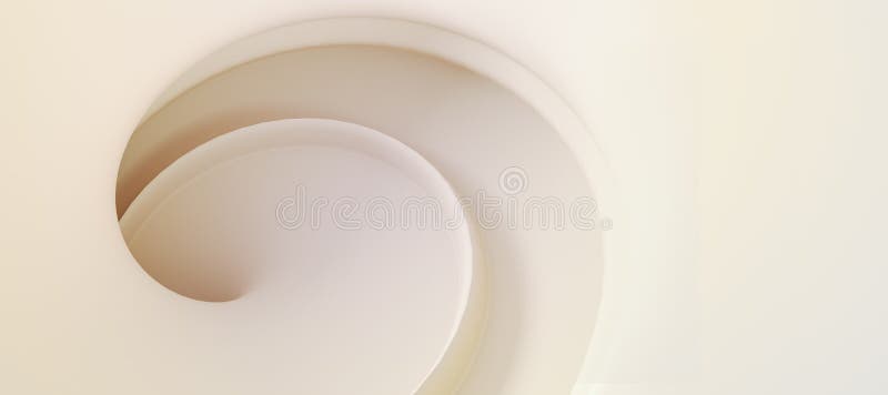 Abstract Wide Beige Swirl Background with Mock Up Place. Design and ...