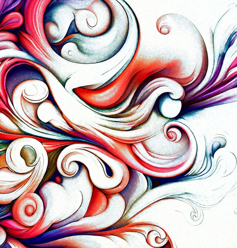 Abstract Wind Texture, Sea, Ocean and River Waves Background. Smoke and ...