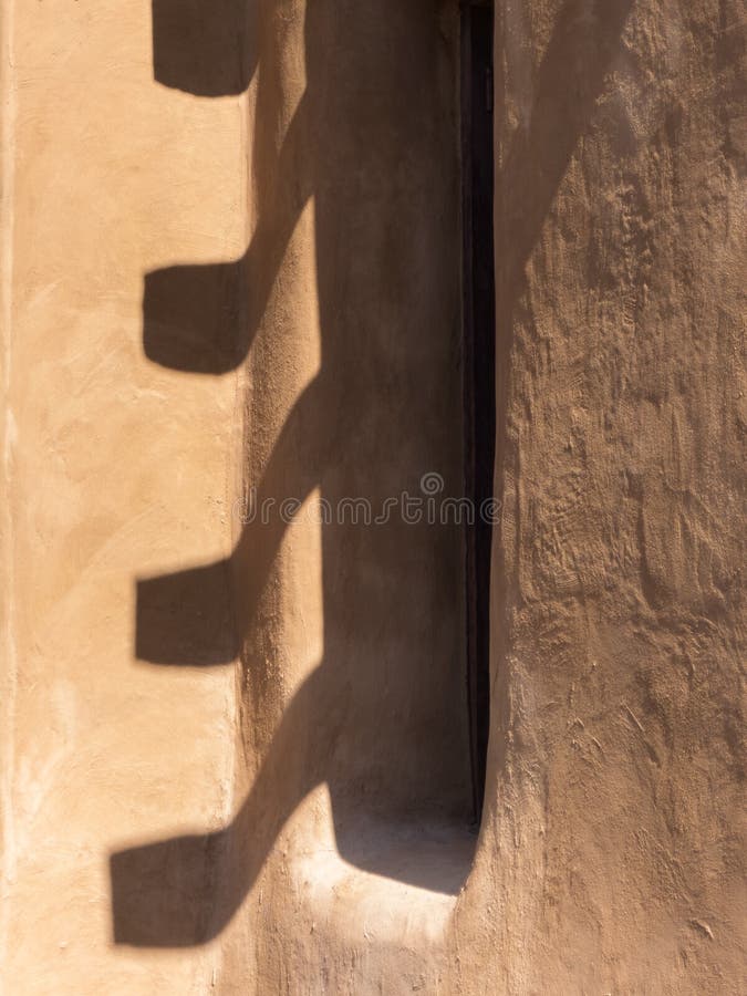 Abstract, Window in Adobe Wall Stock Photo - Image of casita ...