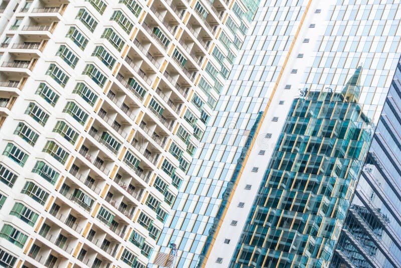 Abstract Window Exterior of Building Architecture Stock Photo - Image ...