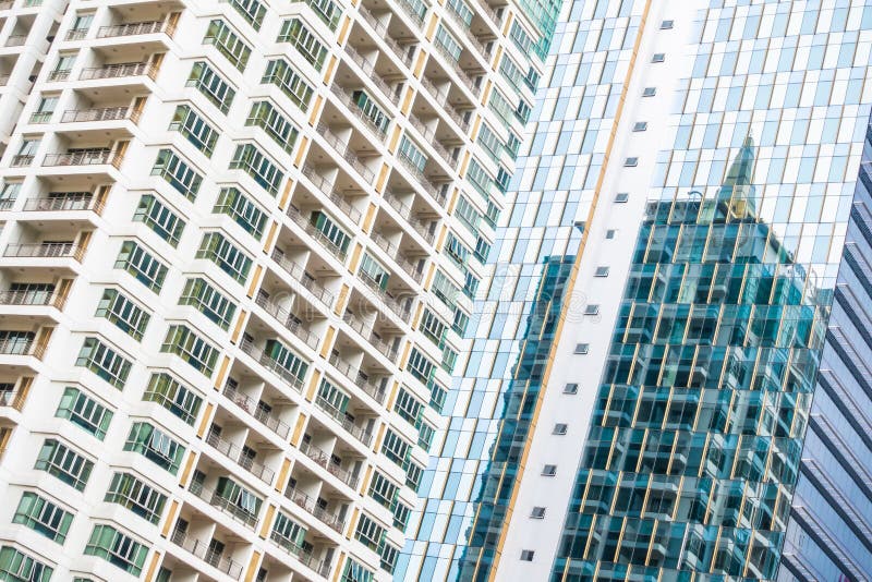 Abstract Window Exterior of Building Architecture Stock Photo - Image ...