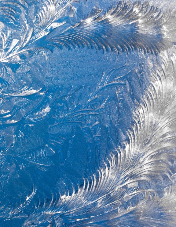 Abstract Window Frost Background Stock Photo - Image of bright ...