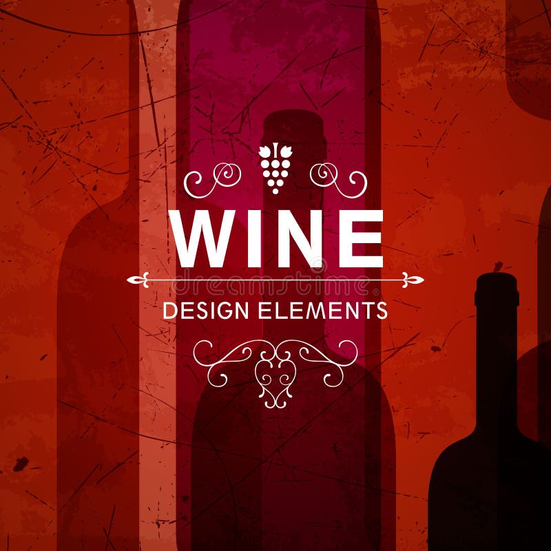 Abstract wine collection stock vector. Illustration of drink - 25575009