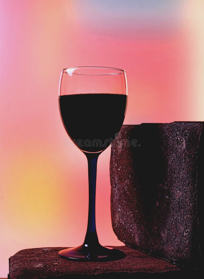 Abstract Wine Glassware Background Design Stock Photo - Image of blue ...