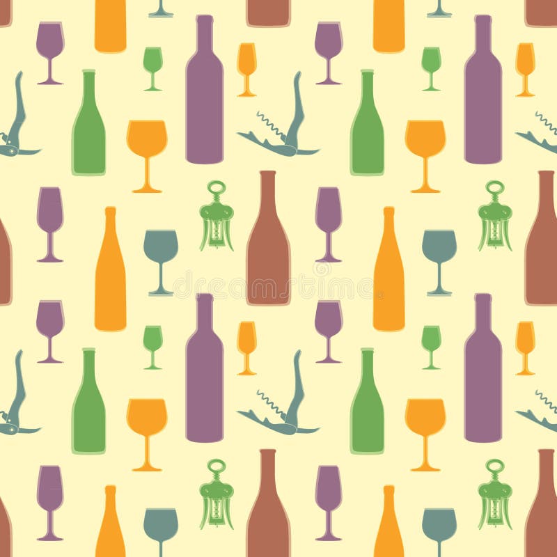 Abstract wine collection stock vector. Illustration of drink - 25575009