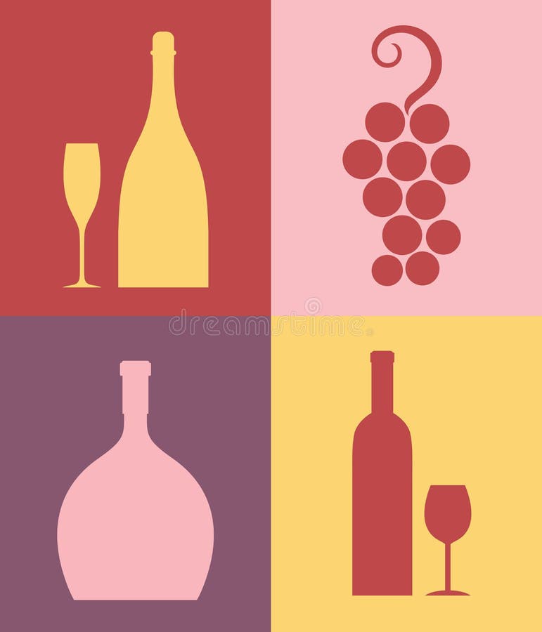 Abstract Wine stock vector. Illustration of fruit, alcohol - 79201827