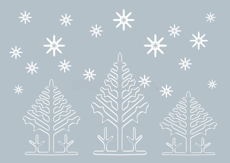 Abstract Winter Design Element Stock Vector - Illustration of pattern ...