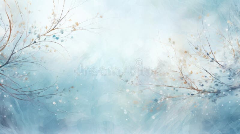 Abstract Winter Background, Abstract Illustration. Stock Illustration ...