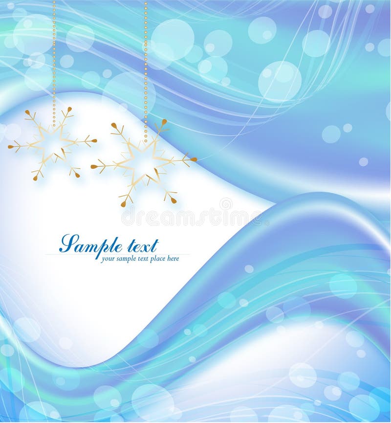 Abstract winter design stock vector. Illustration of smooth - 12658469