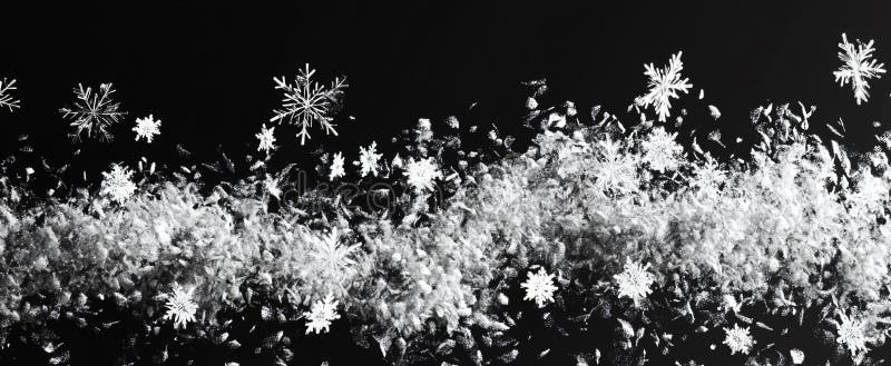 Abstract Winter Snowflakes Background Design High Quality Image Stock ...