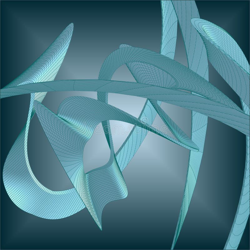 Abstract Wire Net Structure Vector Stock Vector - Illustration of ...