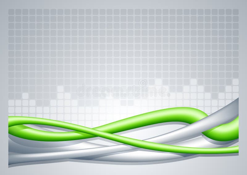 Abstract Wire Green Background. Stock Vector - Illustration of concept ...
