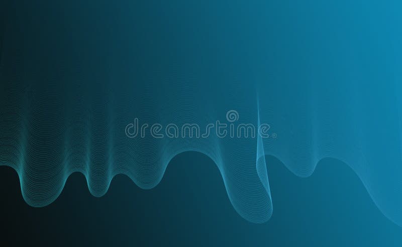 Abstract Wire Mesh Wave Background Stock Illustration - Illustration of ...