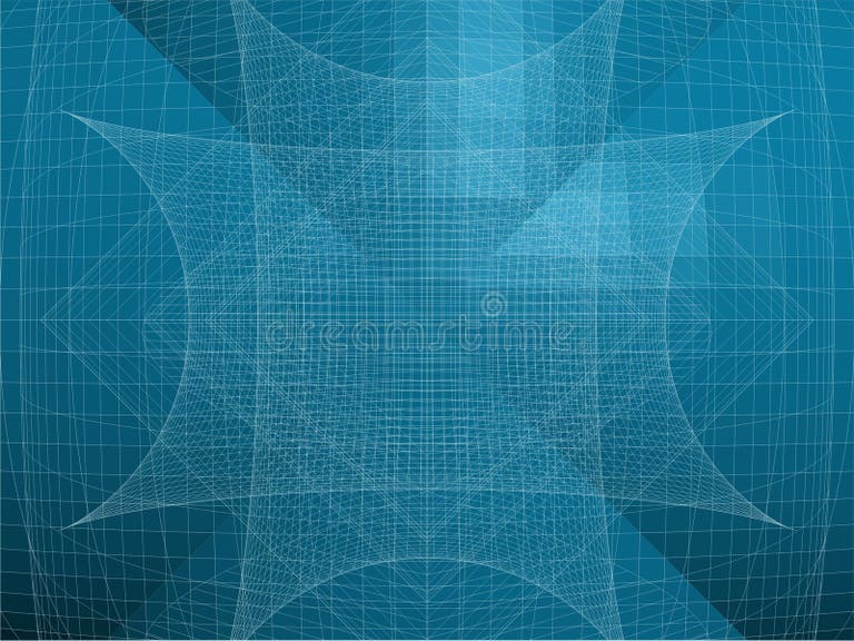 Abstract Wire Net Structure Vector Stock Vector - Illustration of ...