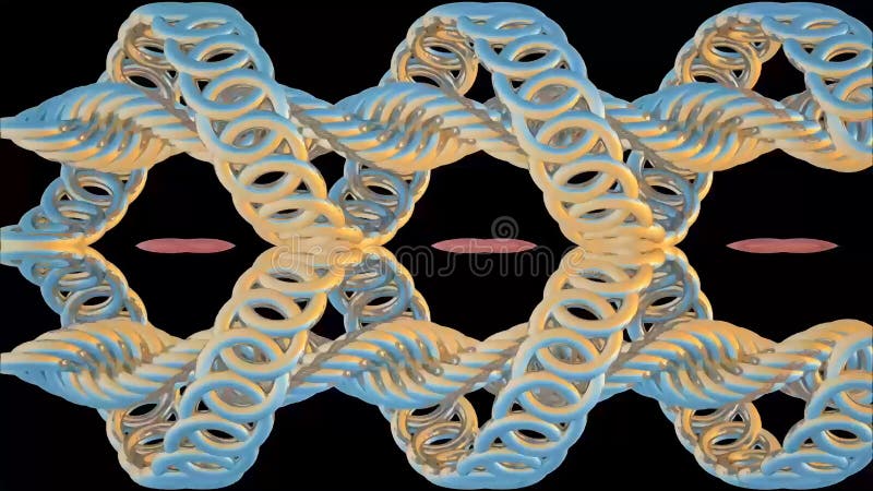 Abstract Wire Rope 3D Illustration Stock Illustration - Illustration of ...