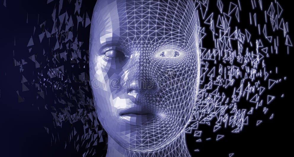 Abstract Digital Human Face Stock Illustrations – 15,701 Abstract ...