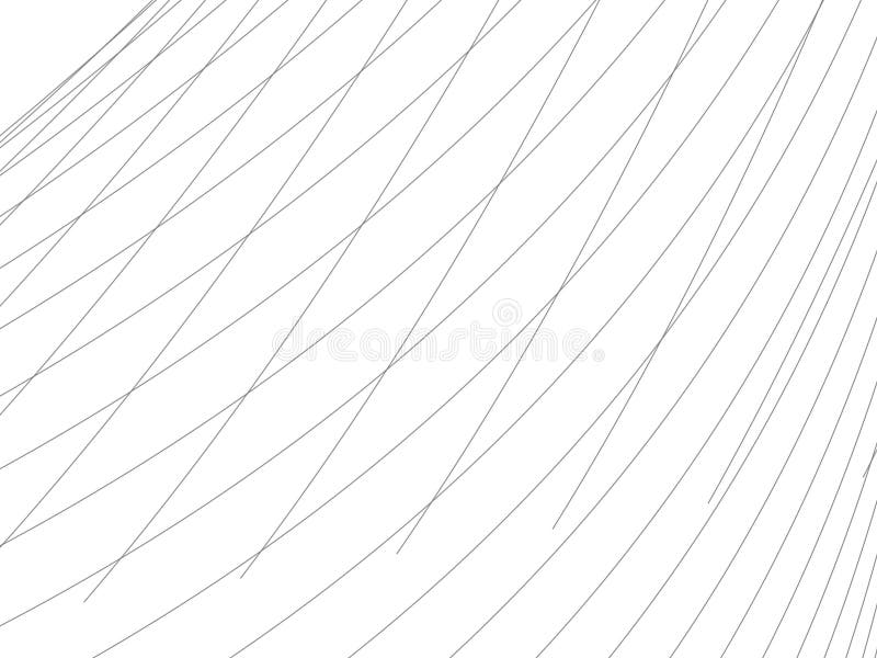 Abstract Wireframe Pattern. Architecture Wave in 3d Stock Illustration ...