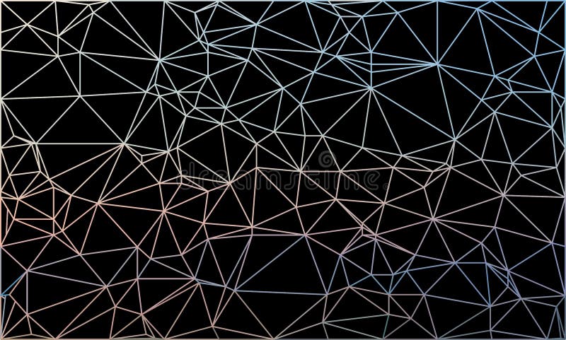 Abstract Wireframe Polygonal Abstract Mesh. Stock Vector - Illustration ...