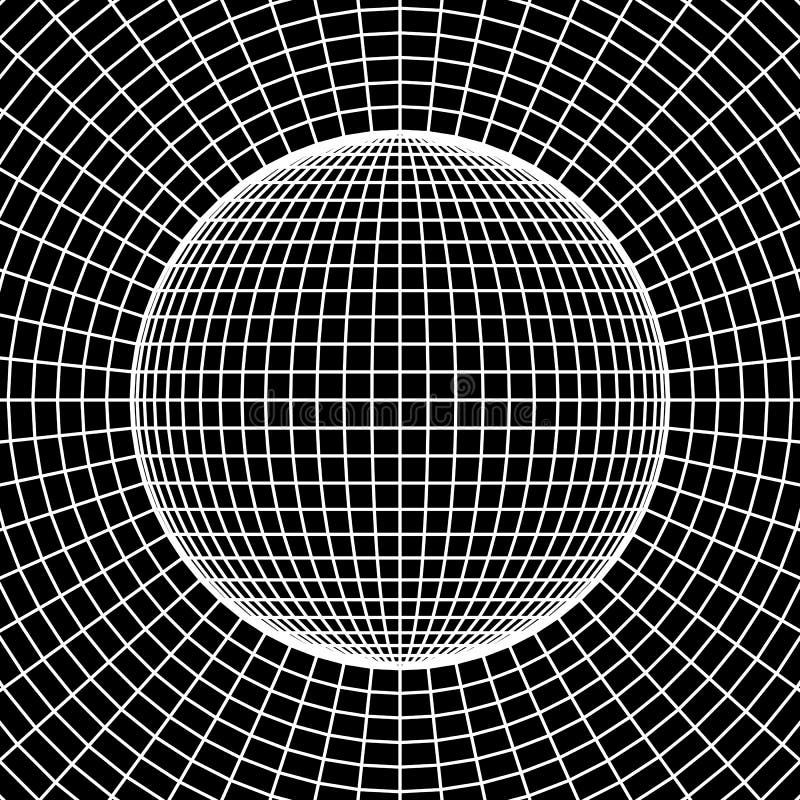 Abstract wireframe sphere stock vector. Illustration of molecular ...