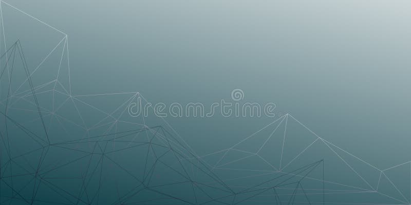 Abstract Wireframe Technology Background, Presentation Banner or Cover ...