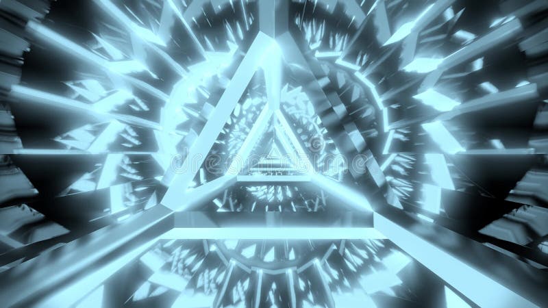 Abstract Wireframe Triangle Design 3d Illustration Wallpaper Background ...