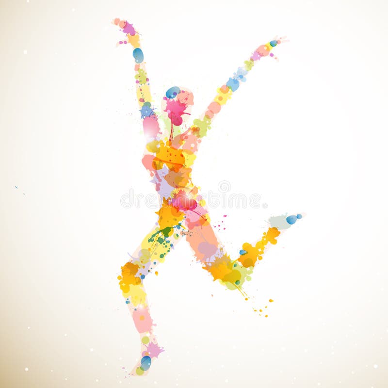Abstract Woman stock illustration. Illustration of colorful - 28043965