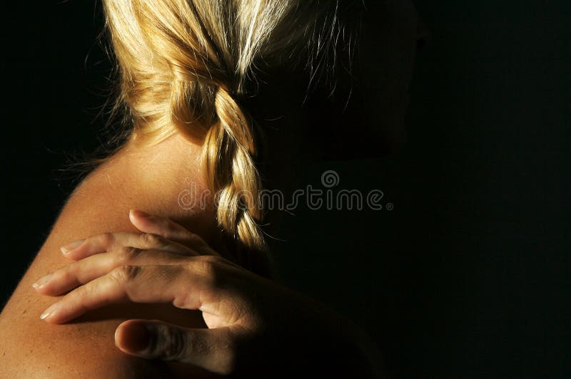Abstract Woman, Hand & Hair Stock Image - Image of blond, night: 2979333