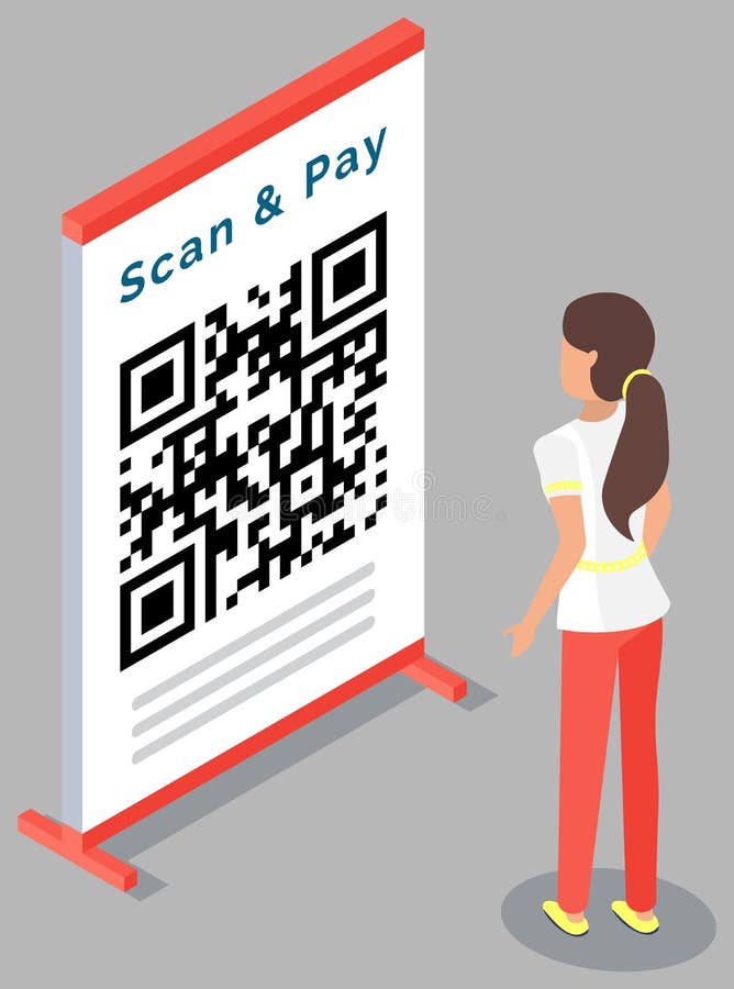 Isometric Cellphone Qr Stock Illustrations 178 Isometric Cellphone Qr Stock Illustrations