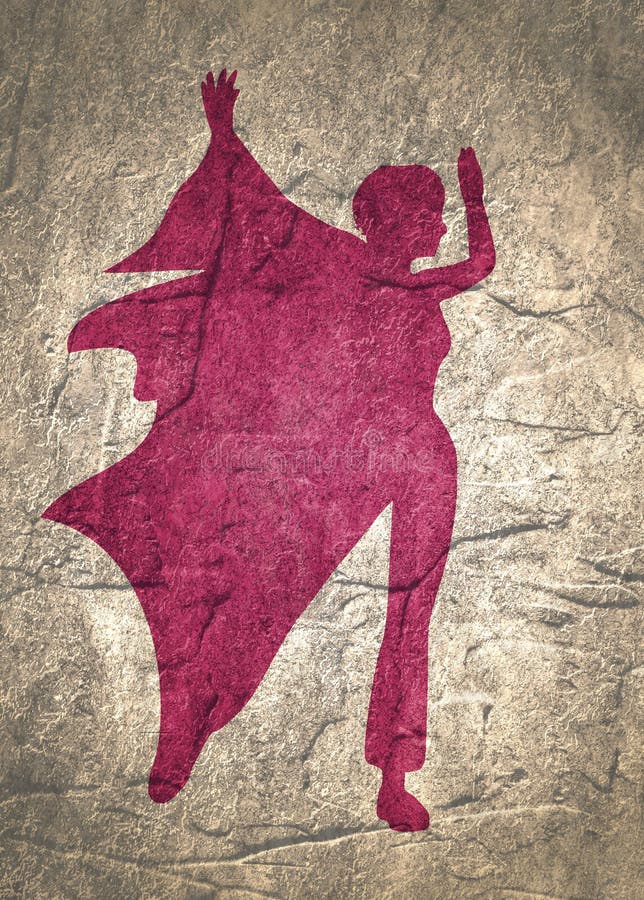 Abstract Women in Dancing Pose Stock Vector - Illustration of activity ...