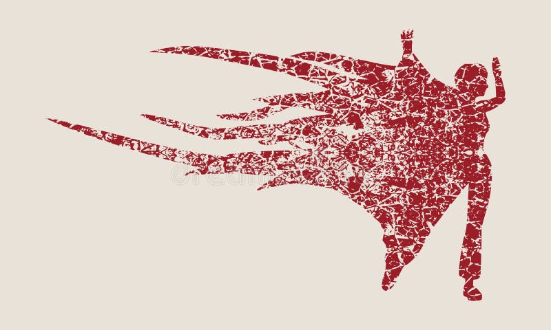 Abstract Women in Dancing Pose Stock Vector - Illustration of isolated ...