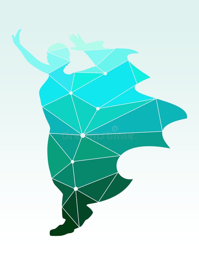 Abstract Women in Dancing Pose Stock Vector - Illustration of beautiful ...