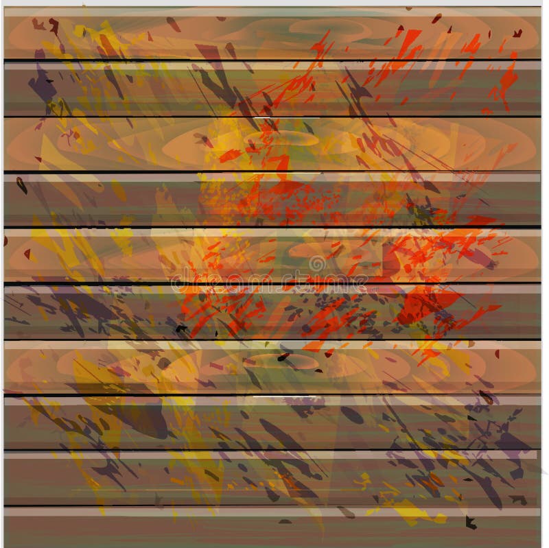 Abstract Wood Background with Drops of Color Stock Vector ...