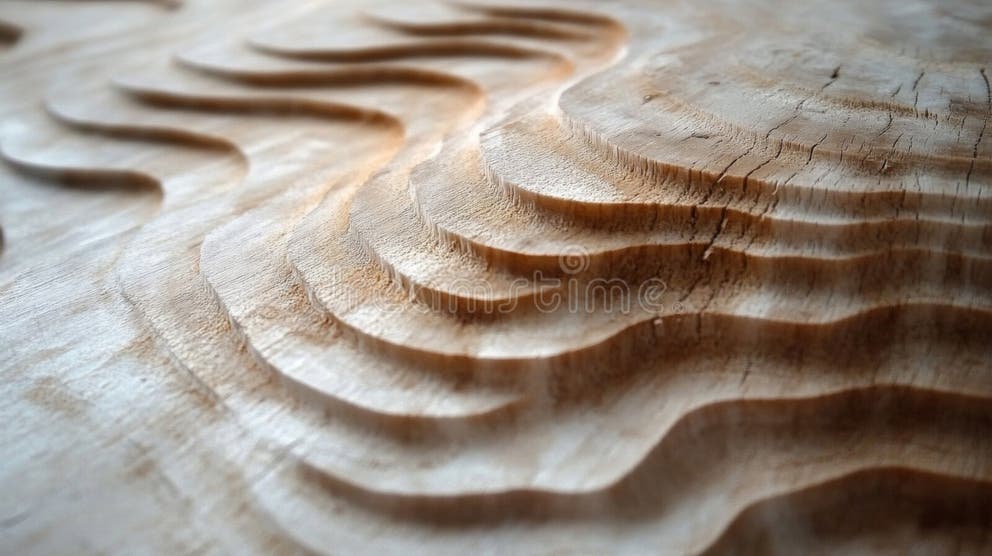 Abstract Wood Carving Texture Background Stock Illustration ...