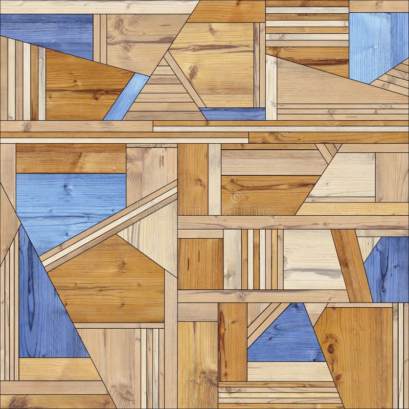 Abstract Wood Pattern Parquet Texture Various Stock Illustration ...