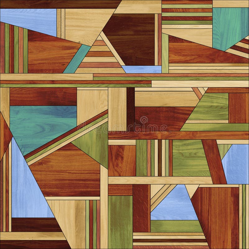 Abstract Wood Pattern Parquet Texture Various Stock Illustration ...
