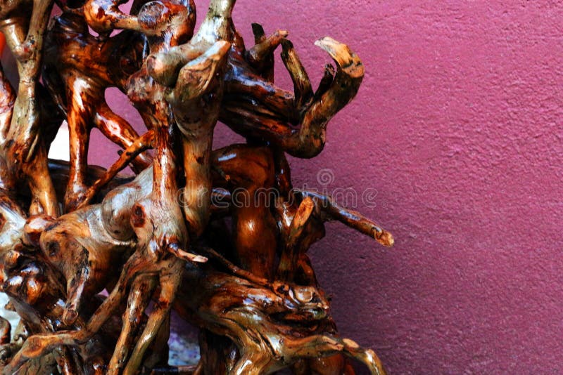 Abstract Wood Root Decoration Stock Photo - Image of decoration, wood ...