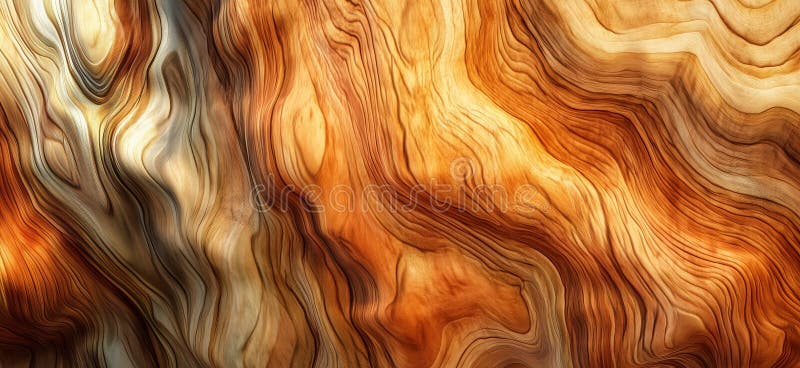 Abstract Wood Texture with Flowing Patterns and Warm Tones for Design ...
