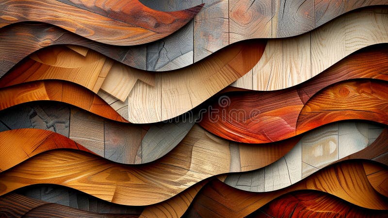 Abstract wood waves stock illustration. Illustration of waves - 325428886