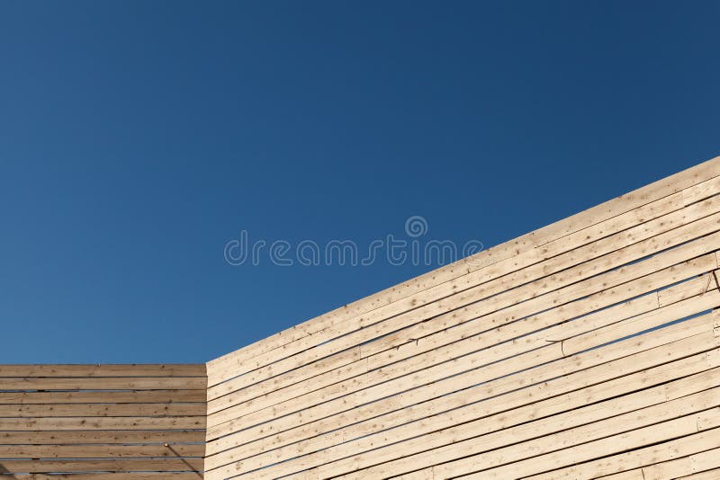 Abstract Wooden Architecture Background, Inner Corner Stock Image ...