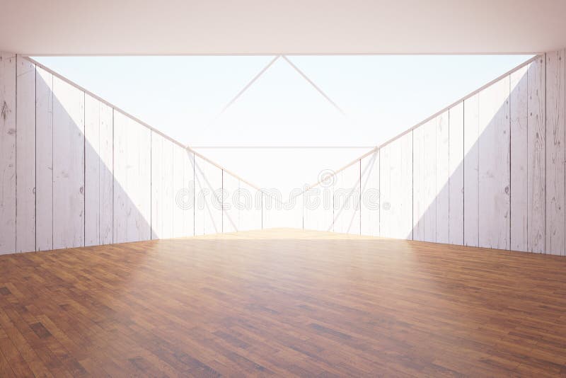 Abstract wooden interior stock illustration. Illustration of apartment ...